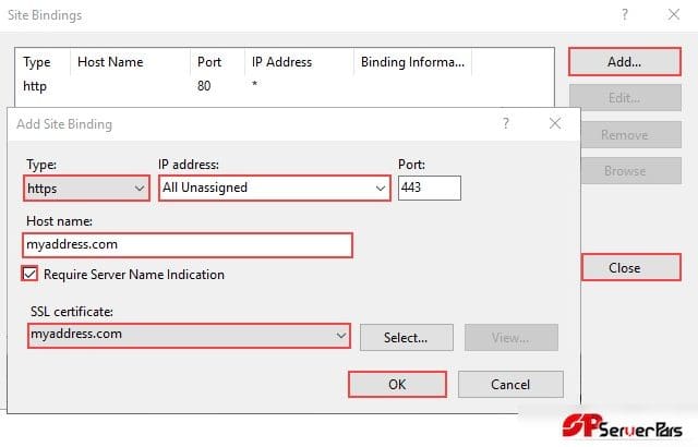 نصب SSL پنل های IIS - cPanel - Plesk - DirectAdmin - وبلاگ سرورپارس